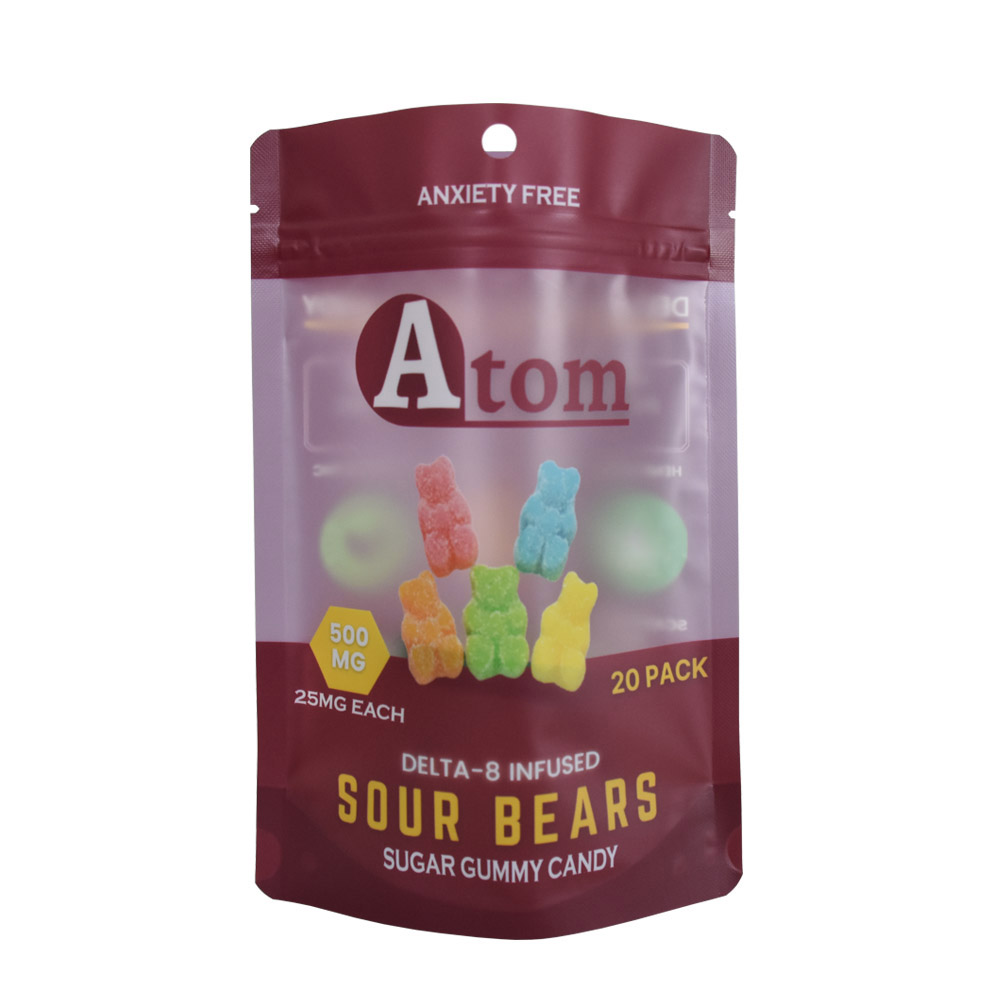 Recyclable Gummy Candy Cashew Nut Packaging Bags with Frosted Window ...